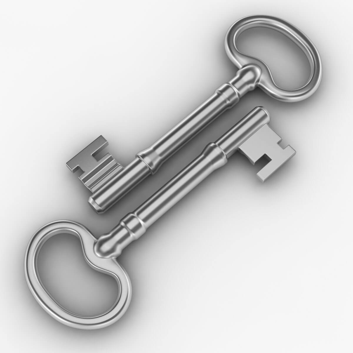 Old Key - 3D Model by hdpoly