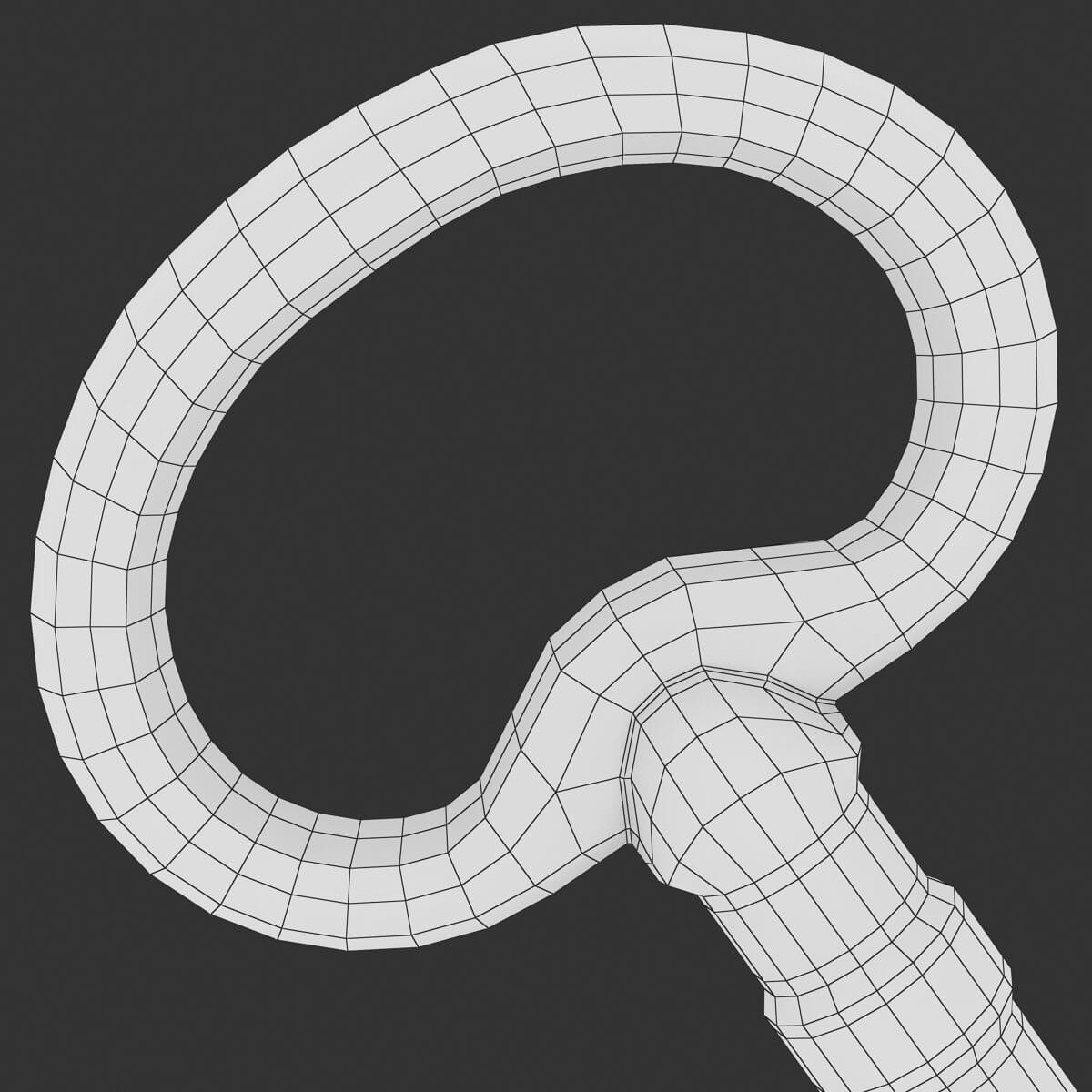 Old Key - 3D Model by hdpoly