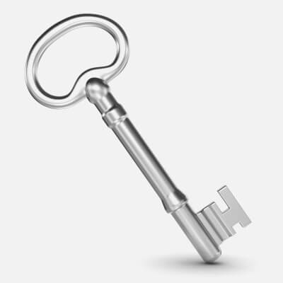 Old Key - 3D Model by hdpoly