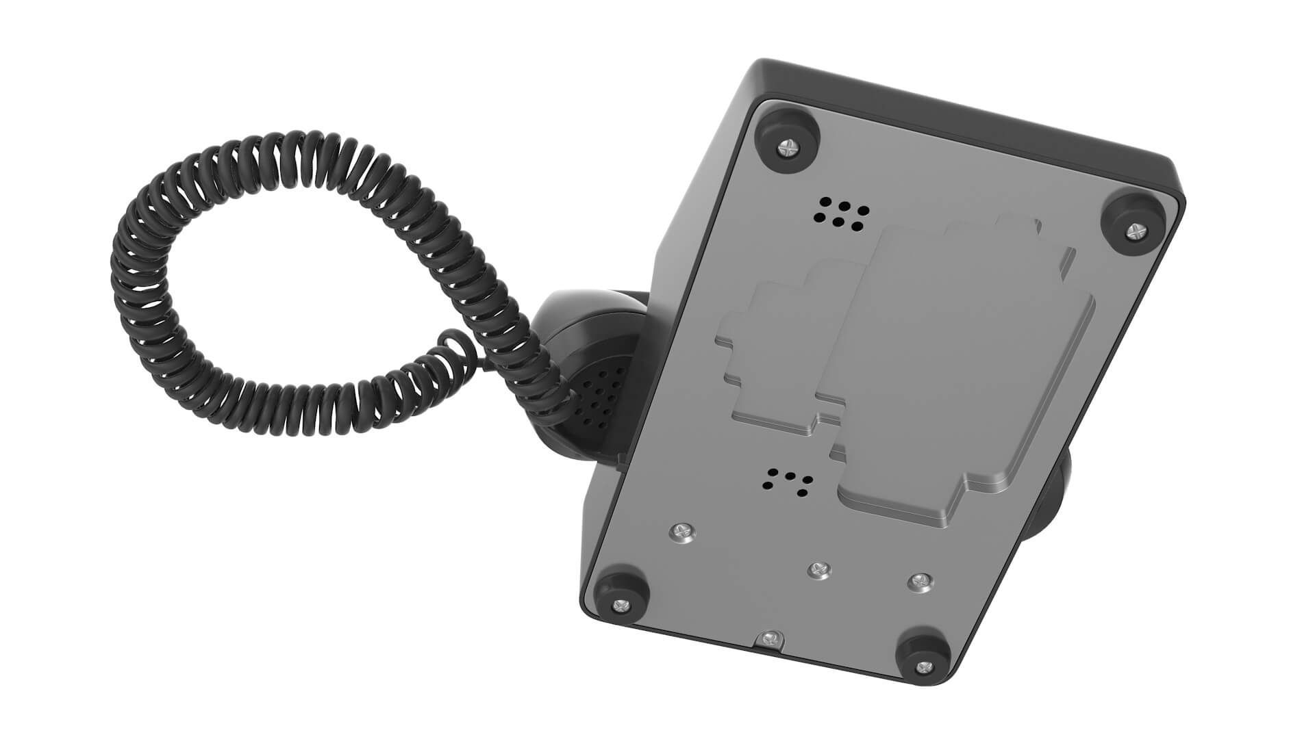 Old Black Phone - 3D Model by hdpoly