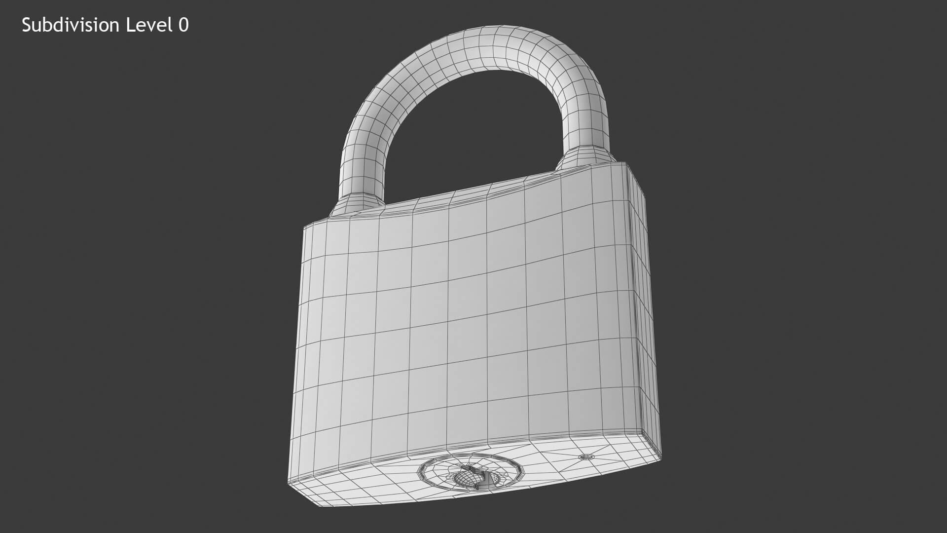Padlock - 3D Model by hdpoly