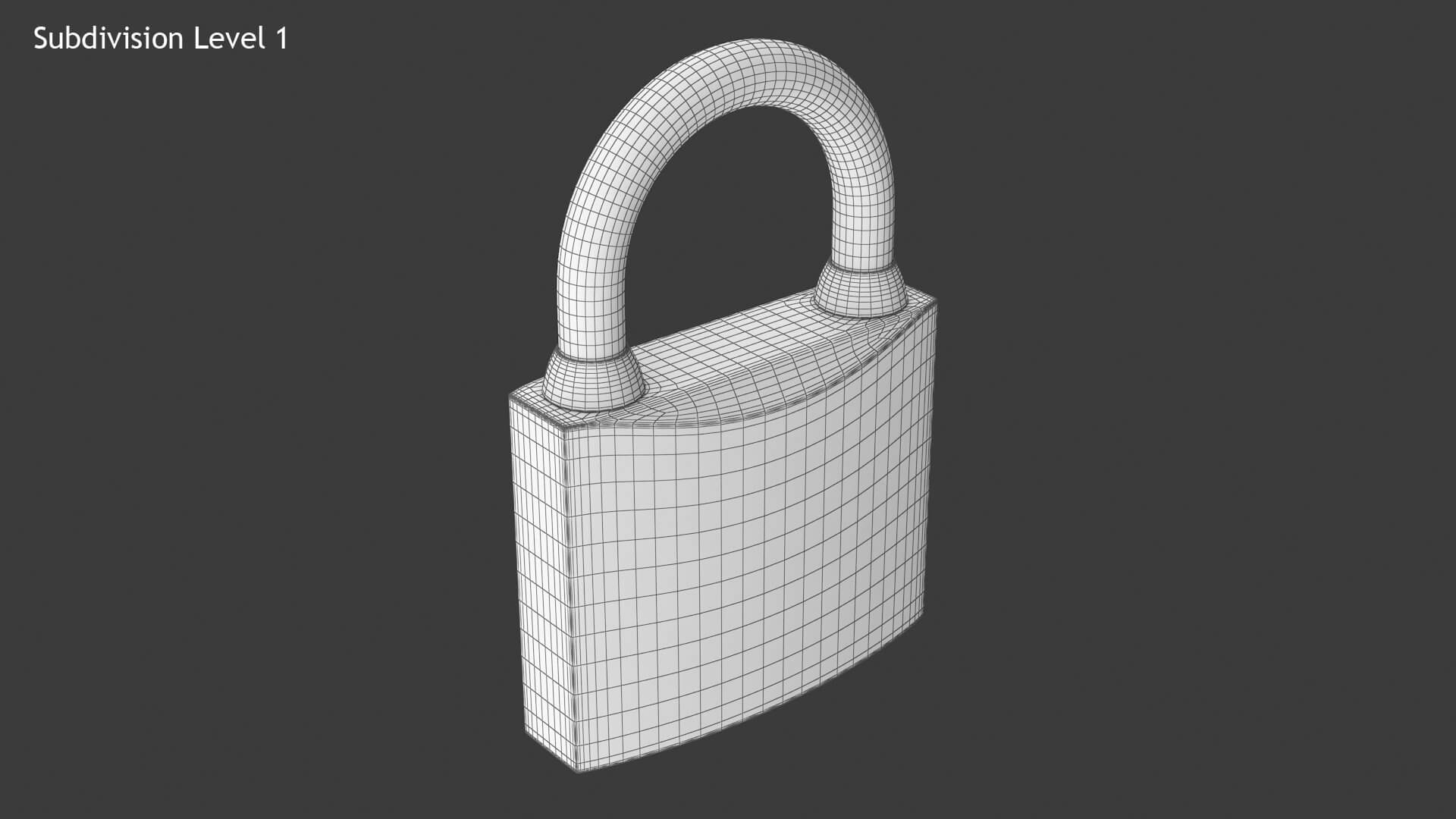 Padlock - 3D Model by hdpoly