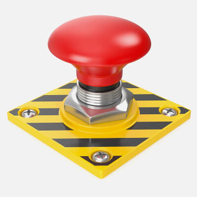 Panic Button - 3D Model by hdpoly