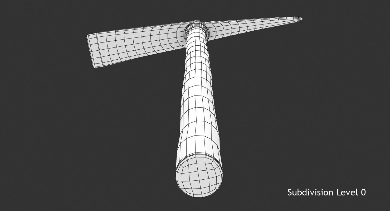 Pickaxe - 3D Model by hdpoly