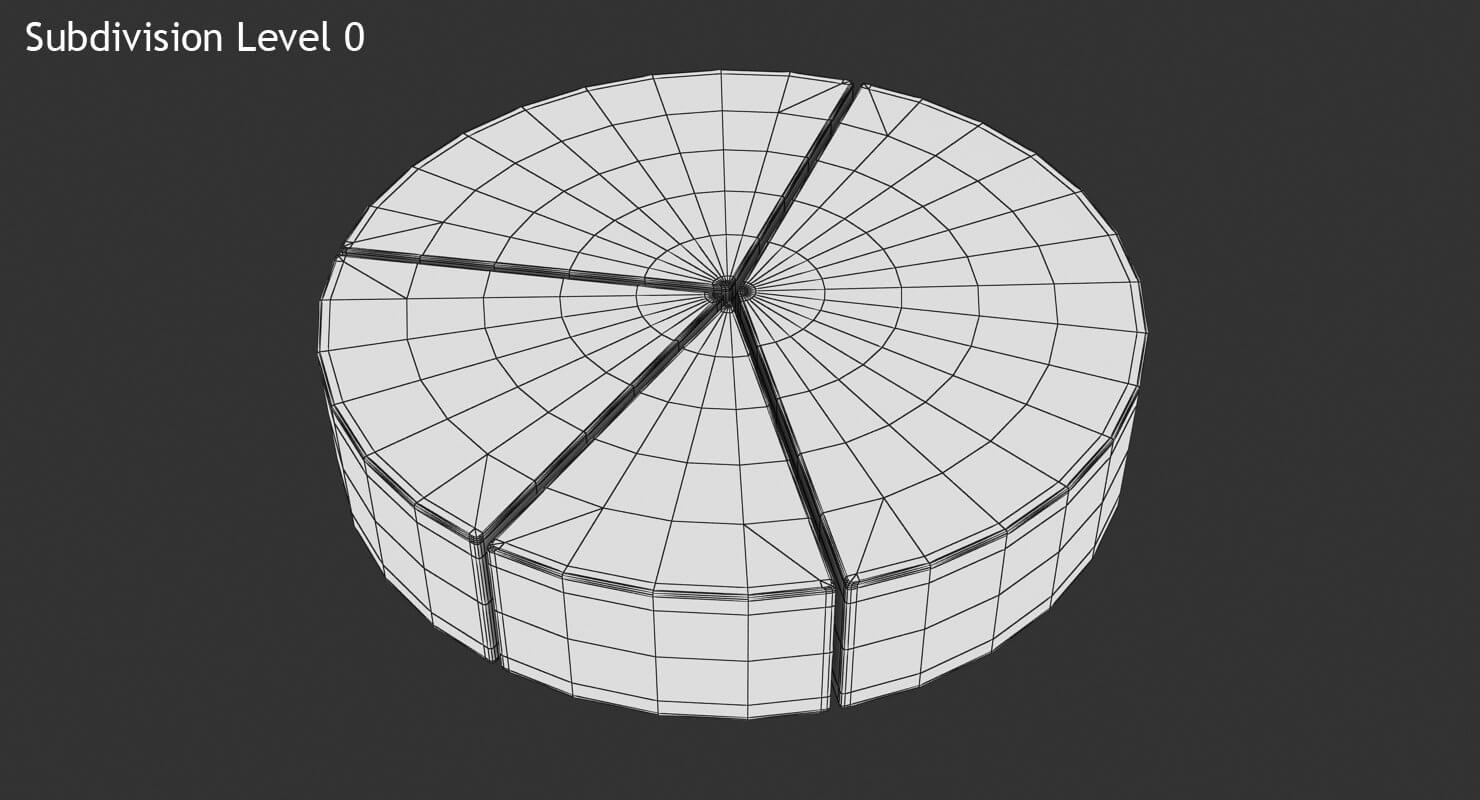 Pie Graph - 3D Model by hdpoly