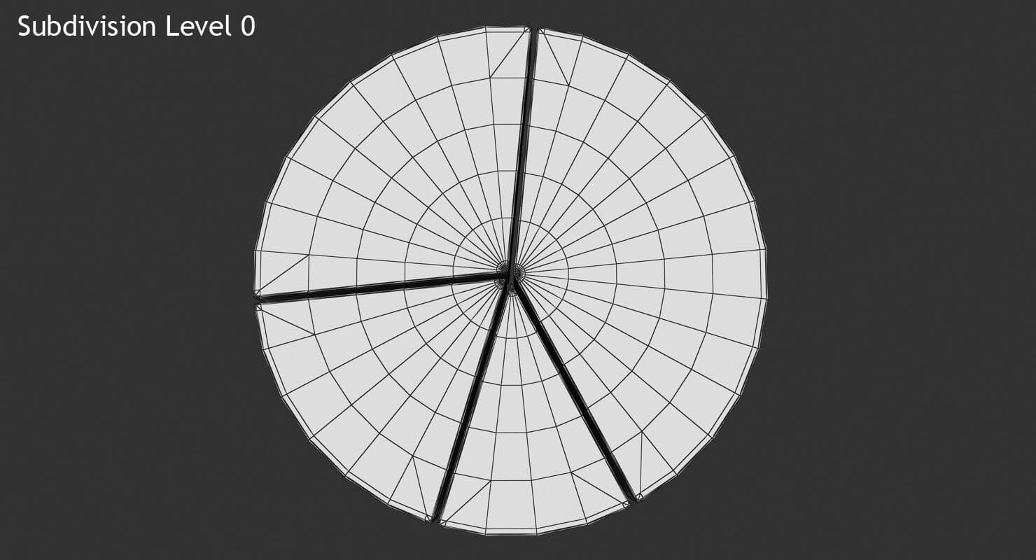 Pie Graph - 3D Model by hdpoly