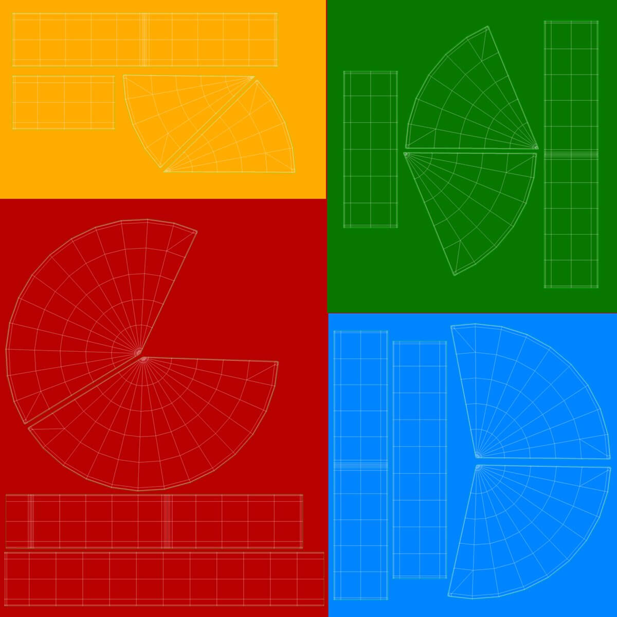 Pie Graph - 3D Model by hdpoly