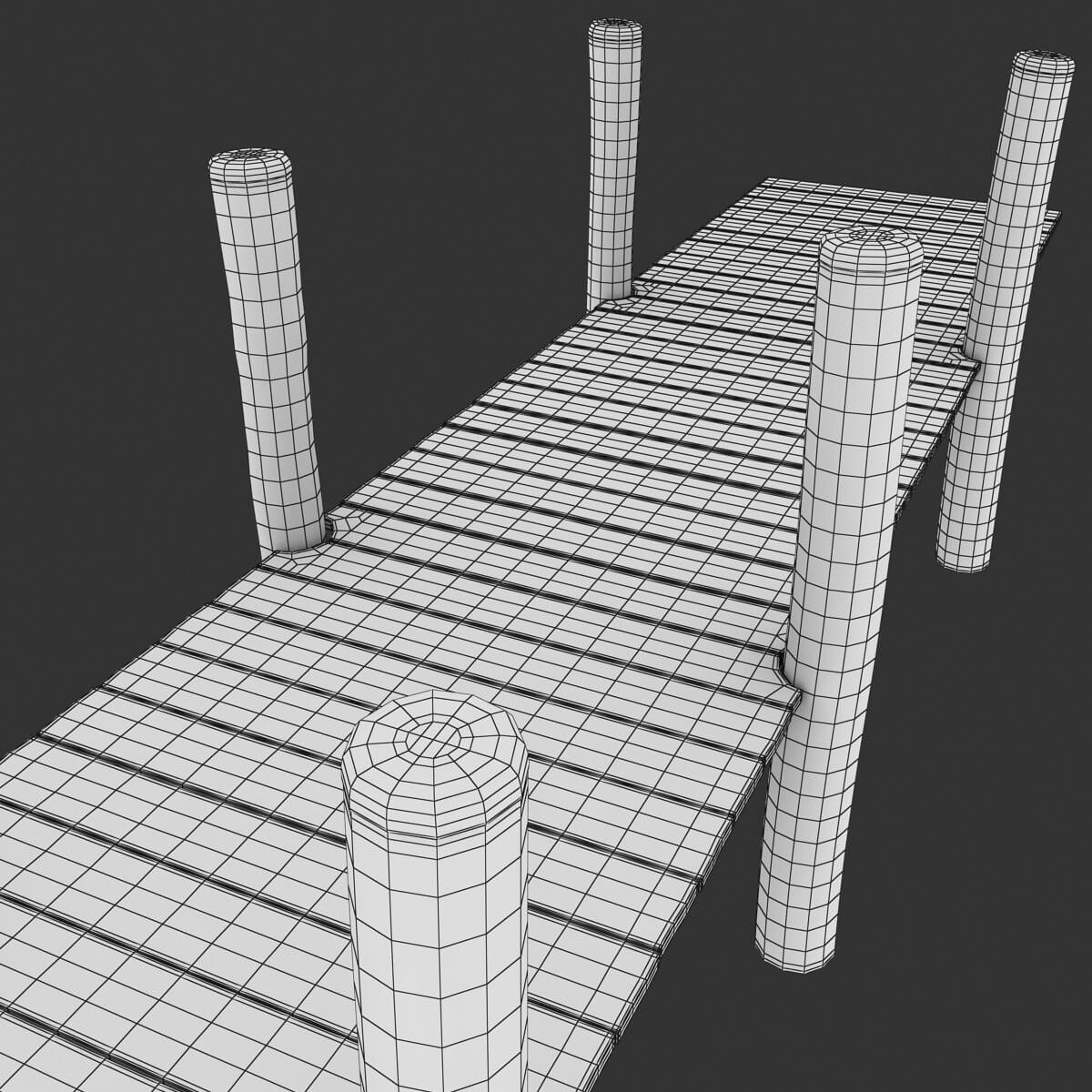 Pier - 3D Model by hdpoly