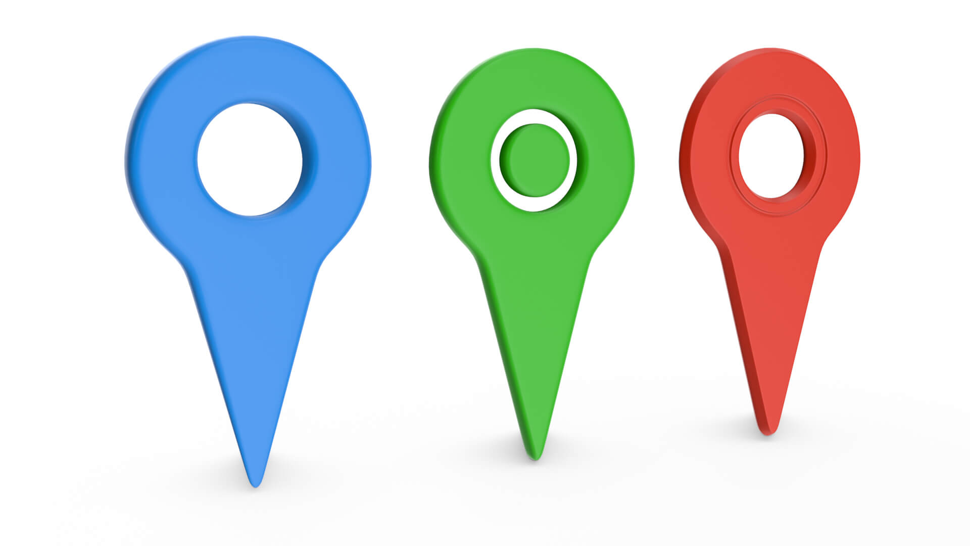 Colorful Pin Set - 3D Model by hdpoly