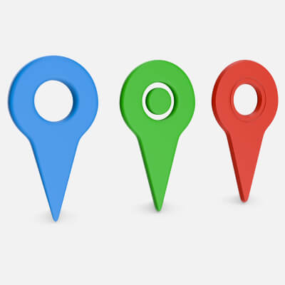 Colorful Pin Set - 3D Model by hdpoly