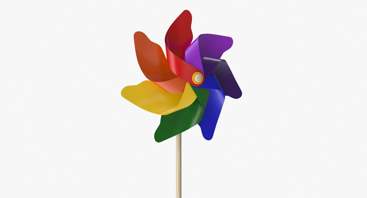 Pinwheel - 3D Model by hdpoly