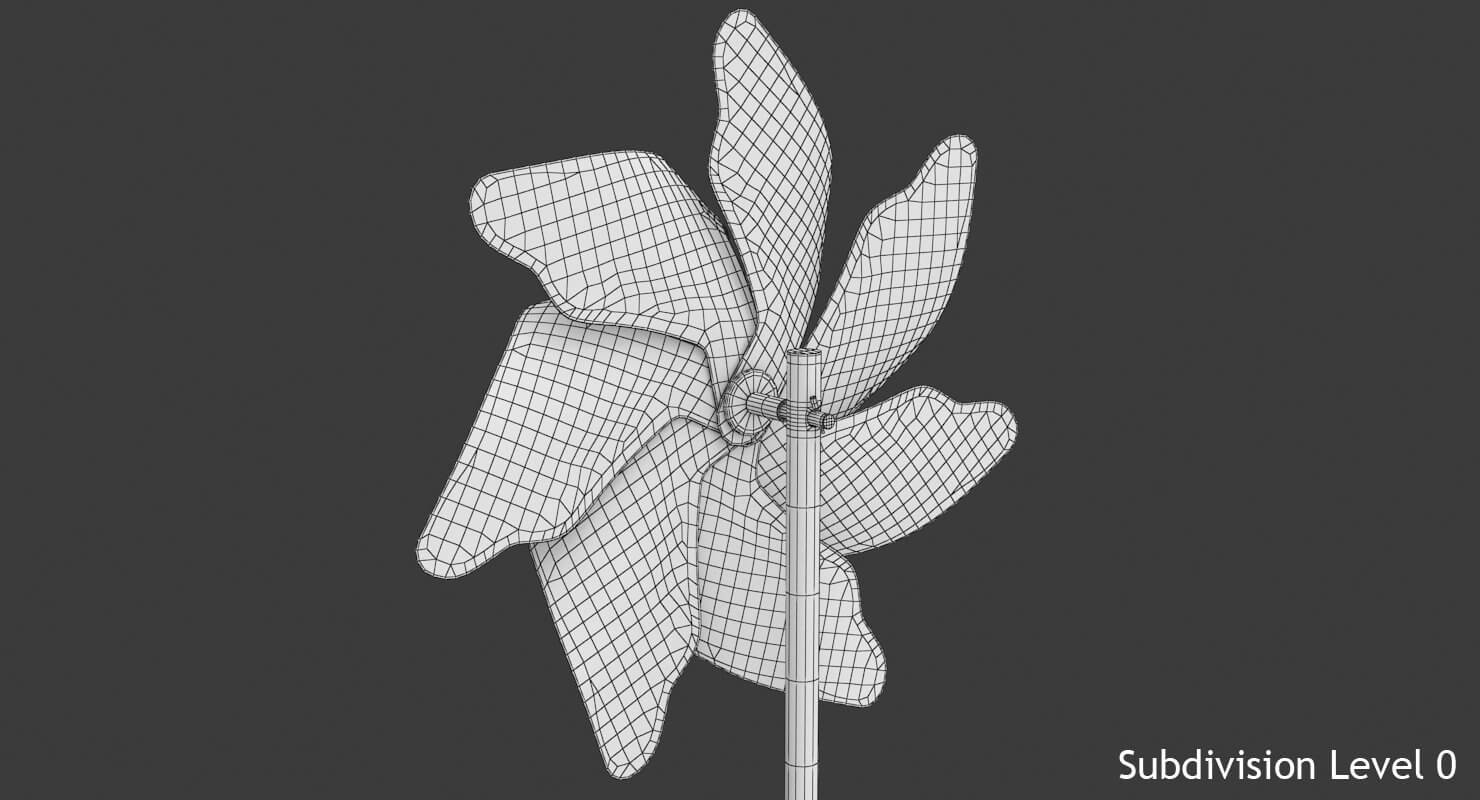 Pinwheel - 3D Model by hdpoly