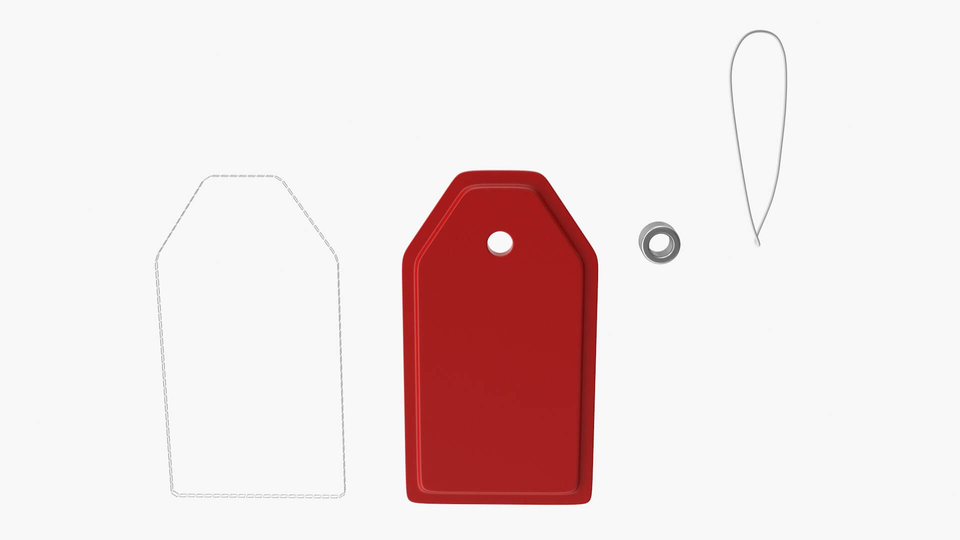 Price Tag - 3D Model by hdpoly