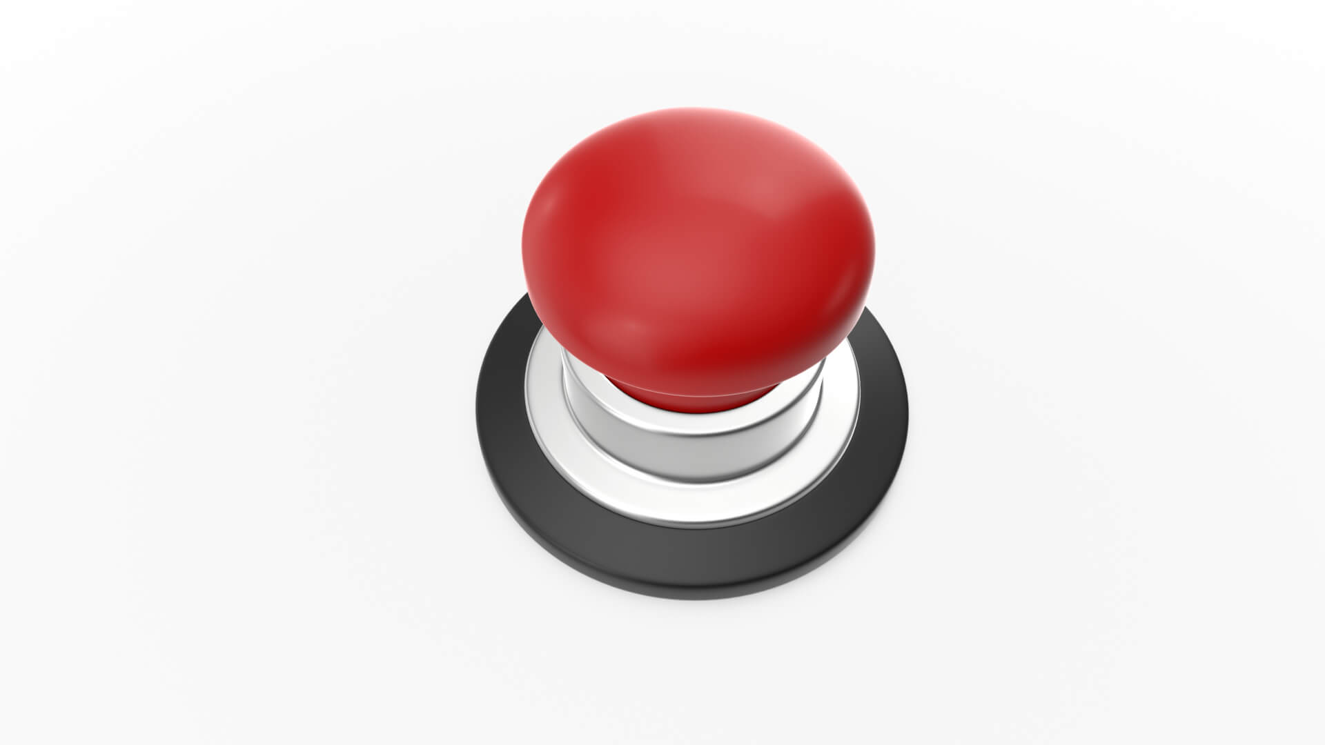 Red Push Button - 3D Model by hdpoly