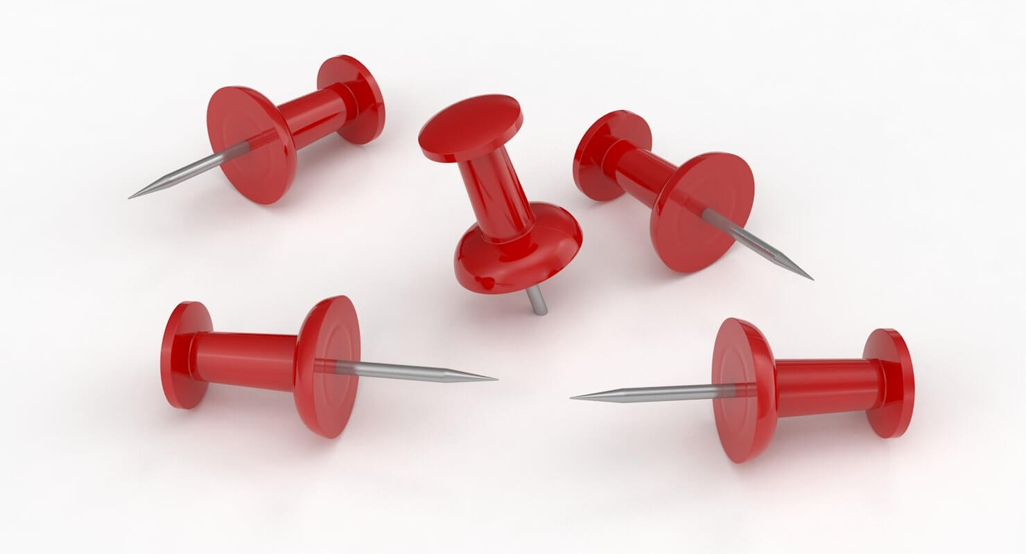 Push Pin - 3D Model by hdpoly