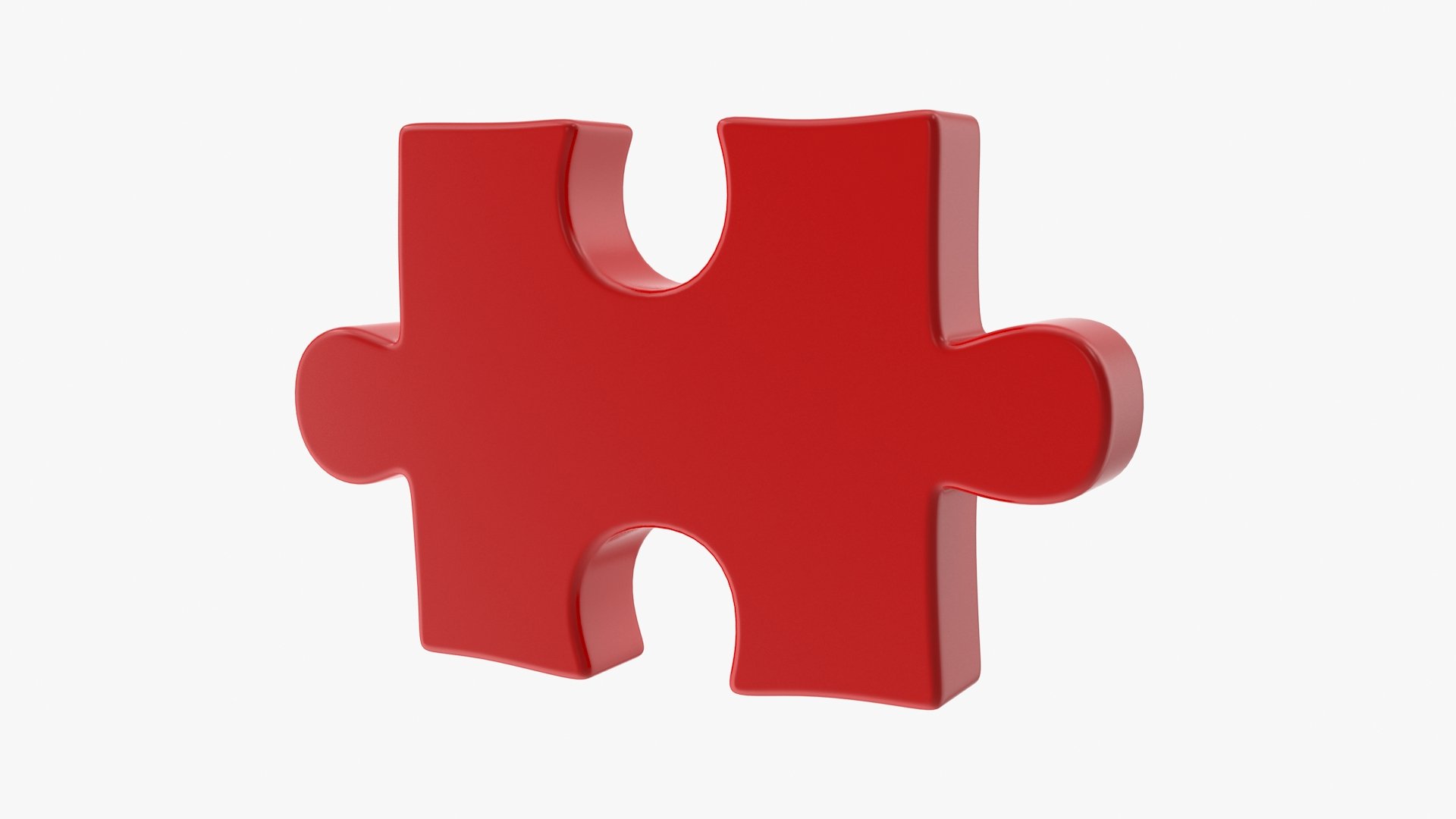 Puzzle 1 Piece - 3D Model by hdpoly