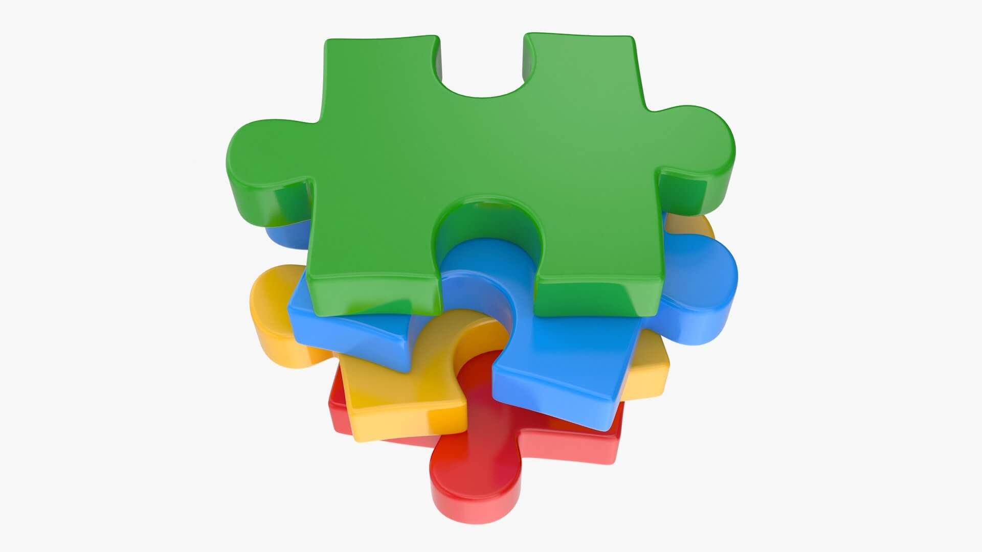 Puzzle 1 Piece - 3D Model by hdpoly
