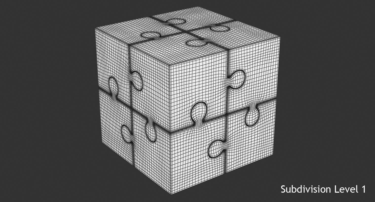 Puzzle Cube - 3D Model by hdpoly