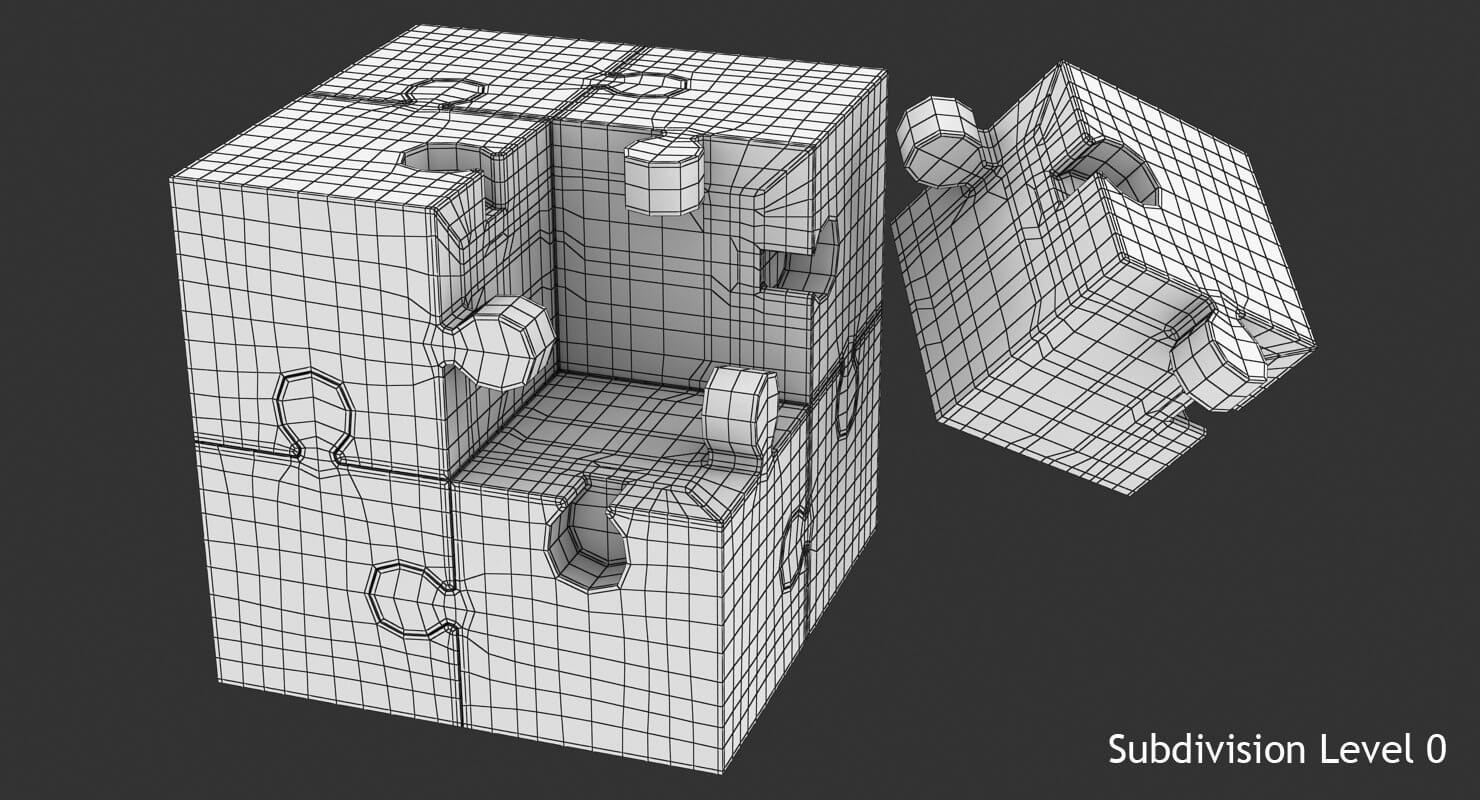 Puzzle Cube - 3D Model by hdpoly