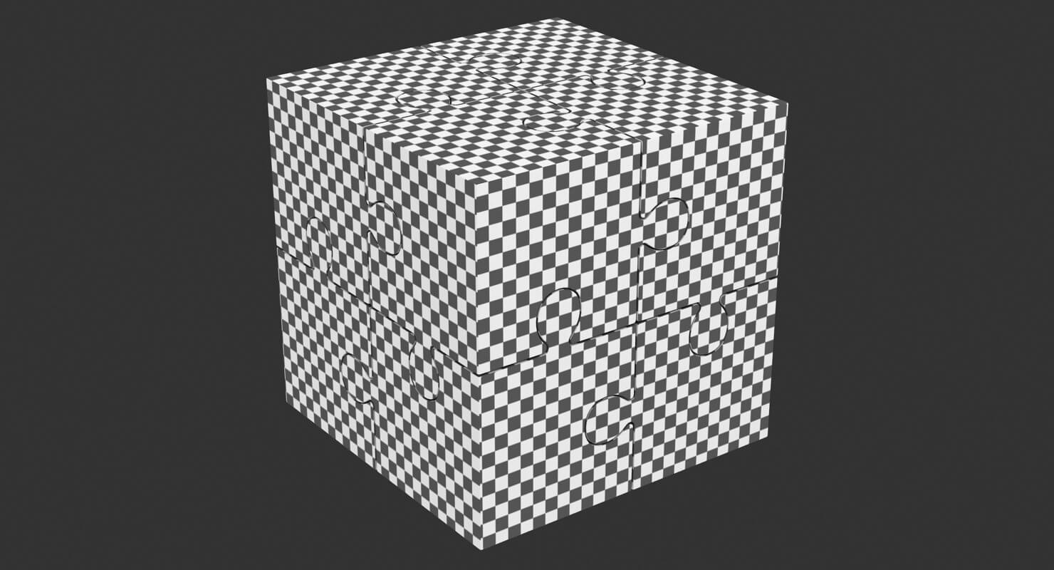 Puzzle Cube - 3D Model by hdpoly