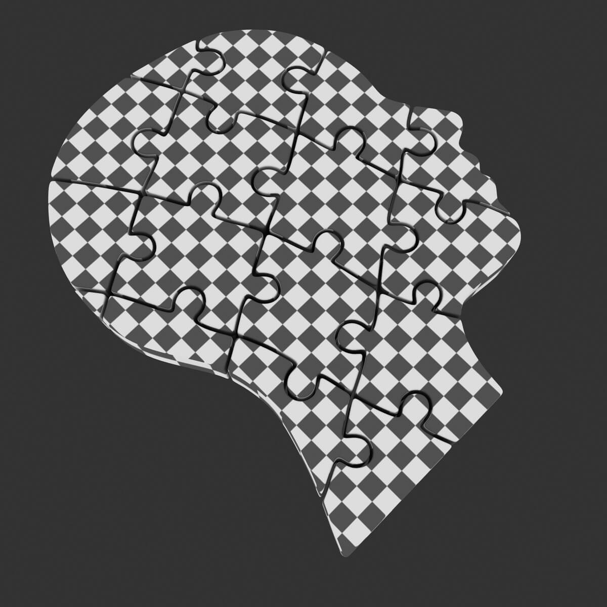 Puzzle Head - 3D Model by hdpoly