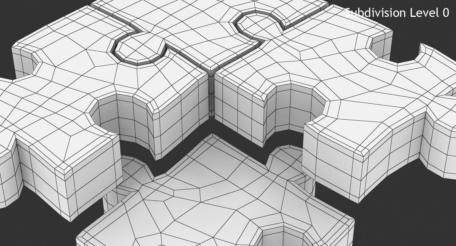 Puzzle Piece - 3D Model by hdpoly