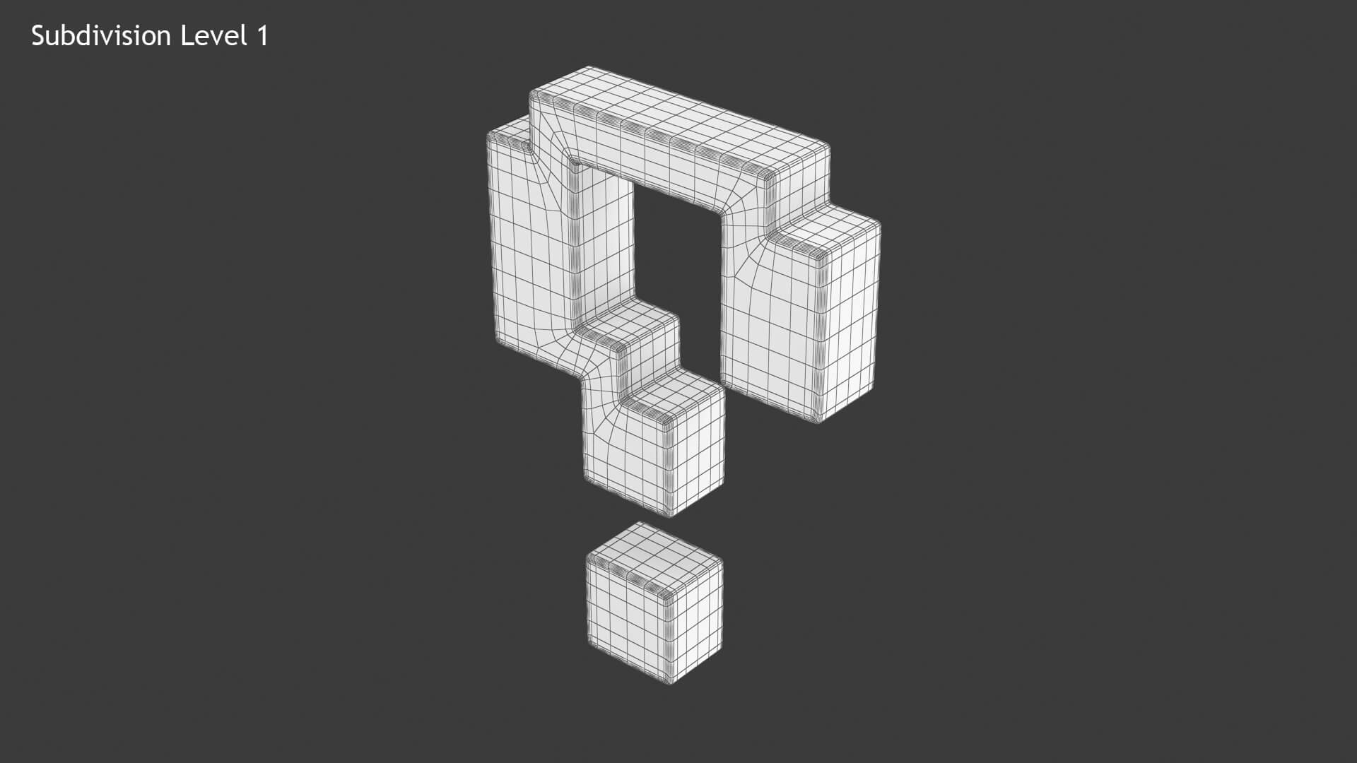 Question Mark - 3D Model by hdpoly