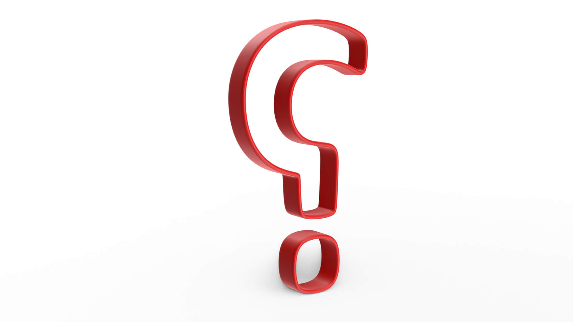 Questionmark Frame Version - 3D Model by hdpoly