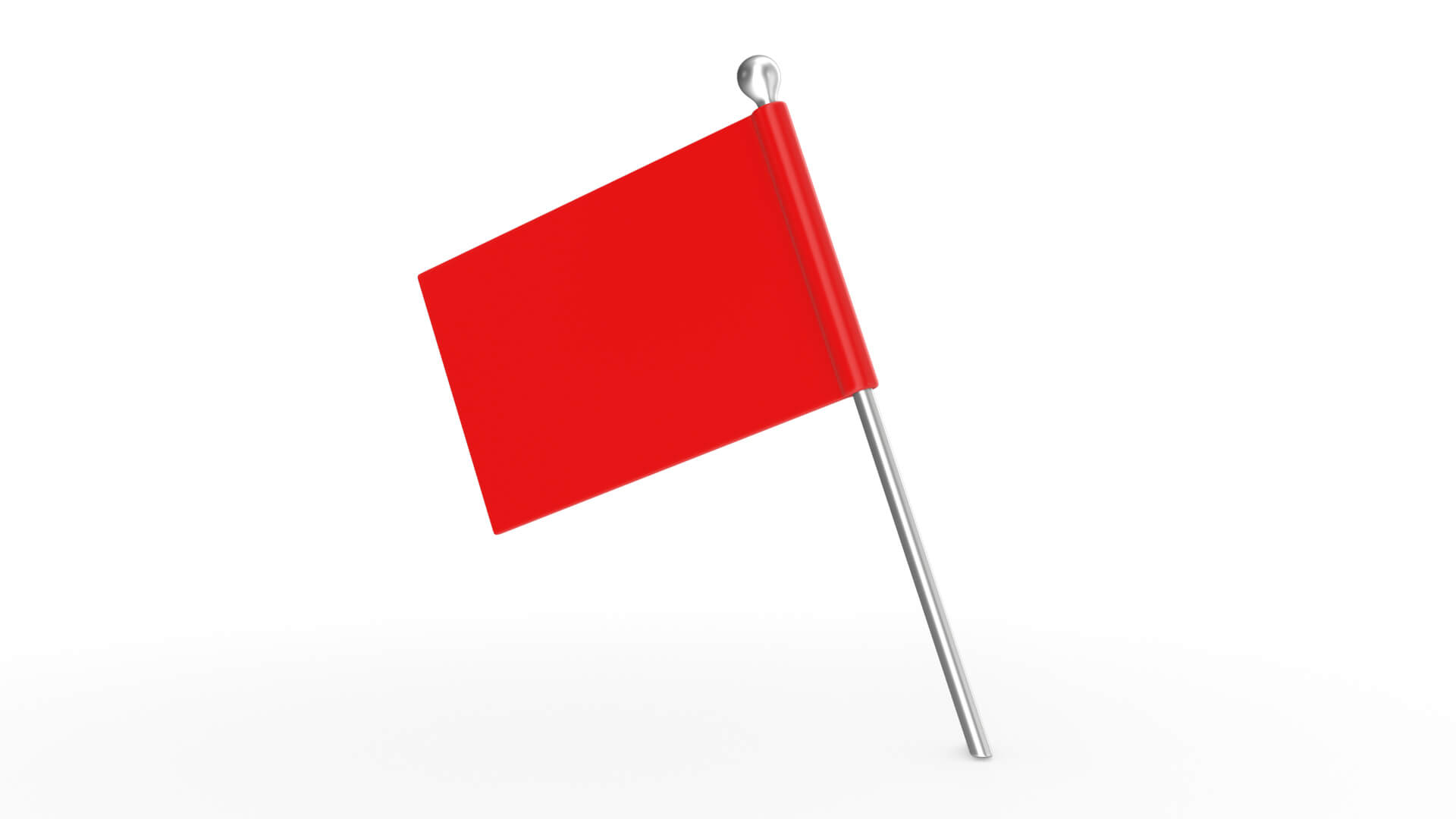 Red Flag Icon - 3D Model by hdpoly