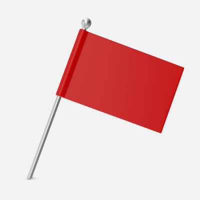 Red Flag Icon - 3D Model by hdpoly
