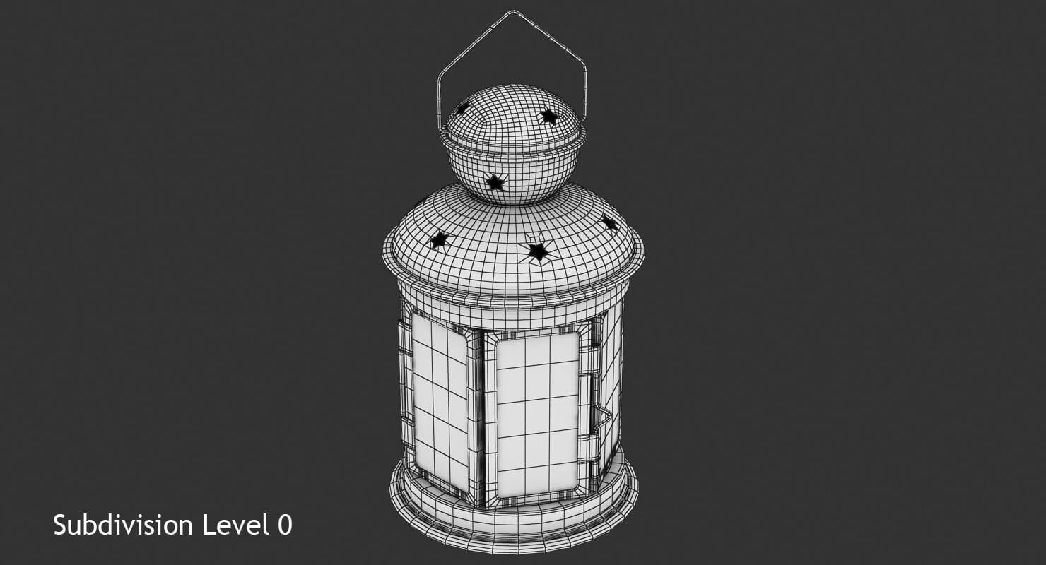 Red Lantern - 3D Model by hdpoly
