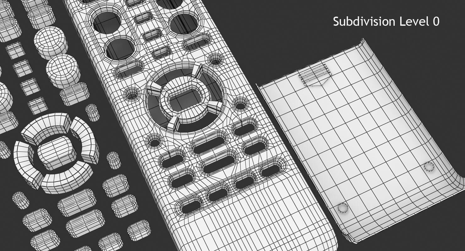 Remote Control - 3D Model by hdpoly