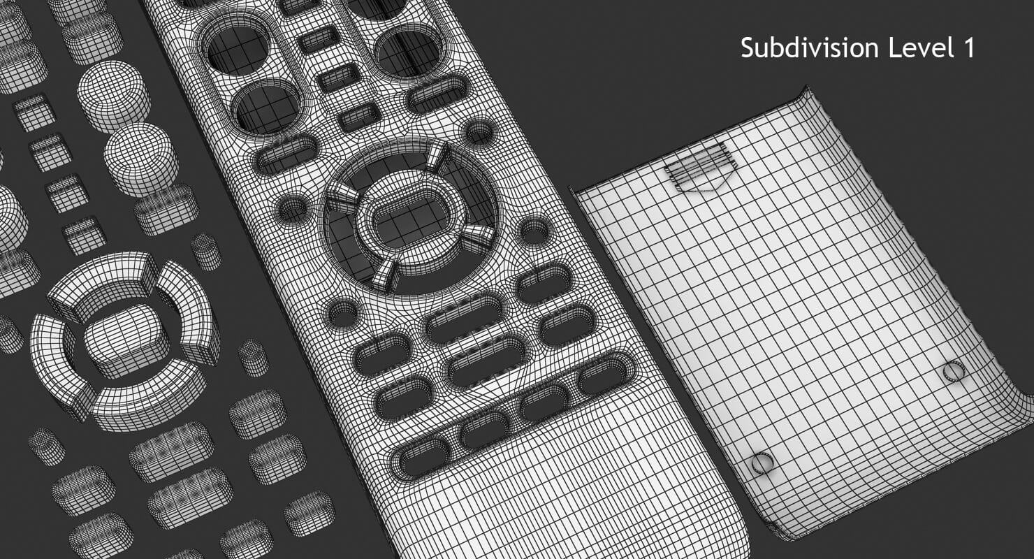 Remote Control - 3D Model by hdpoly