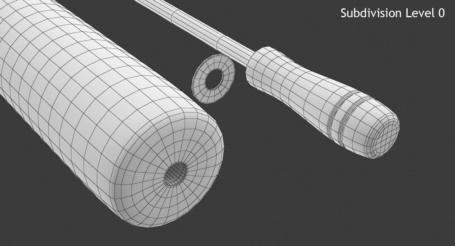 Rolling Pin - 3D Model by hdpoly