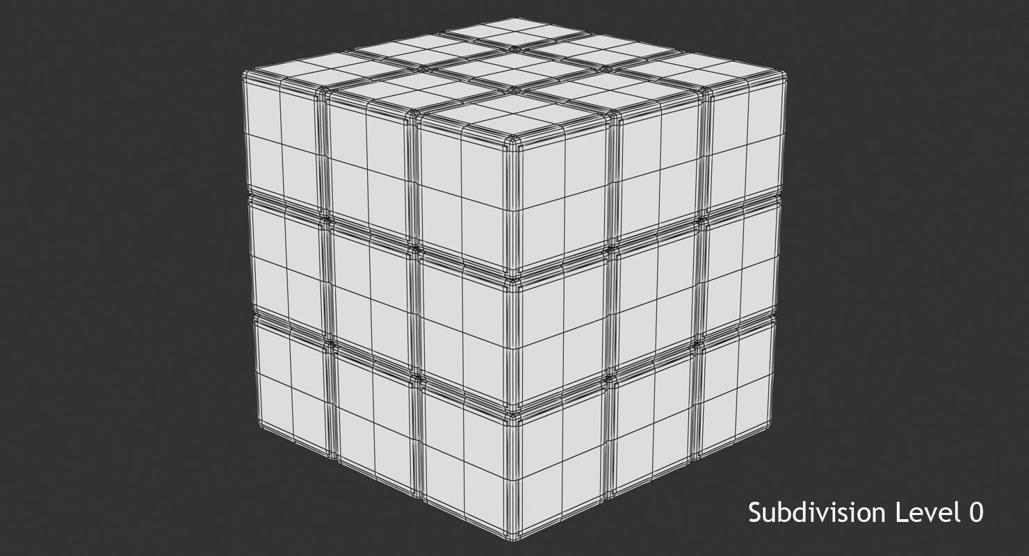 Rubiks Cube - 3D Model by hdpoly