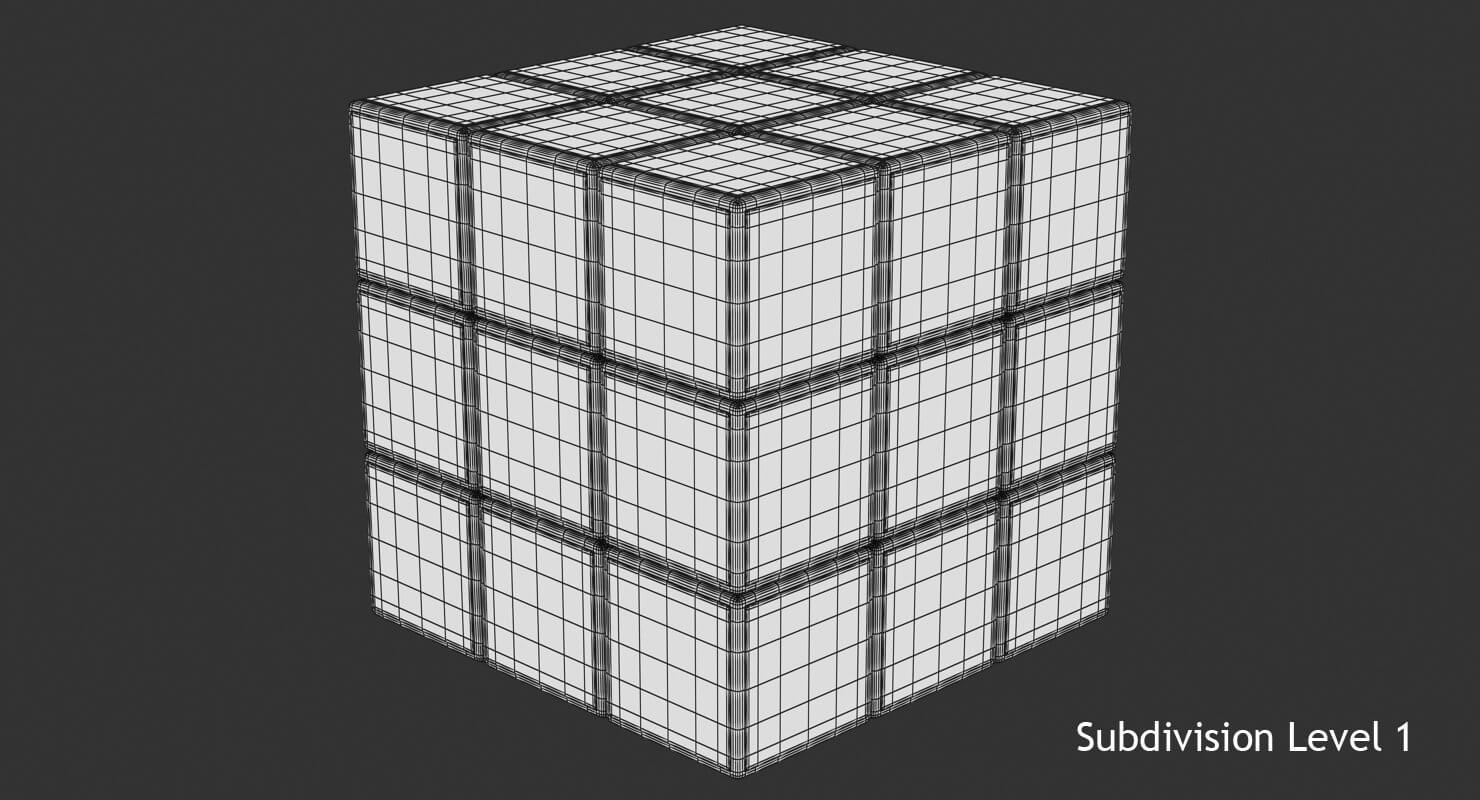 Rubiks Cube - 3D Model by hdpoly