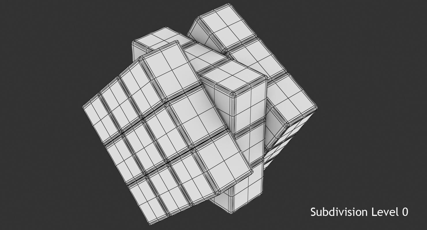 Rubiks Cube - 3D Model by hdpoly