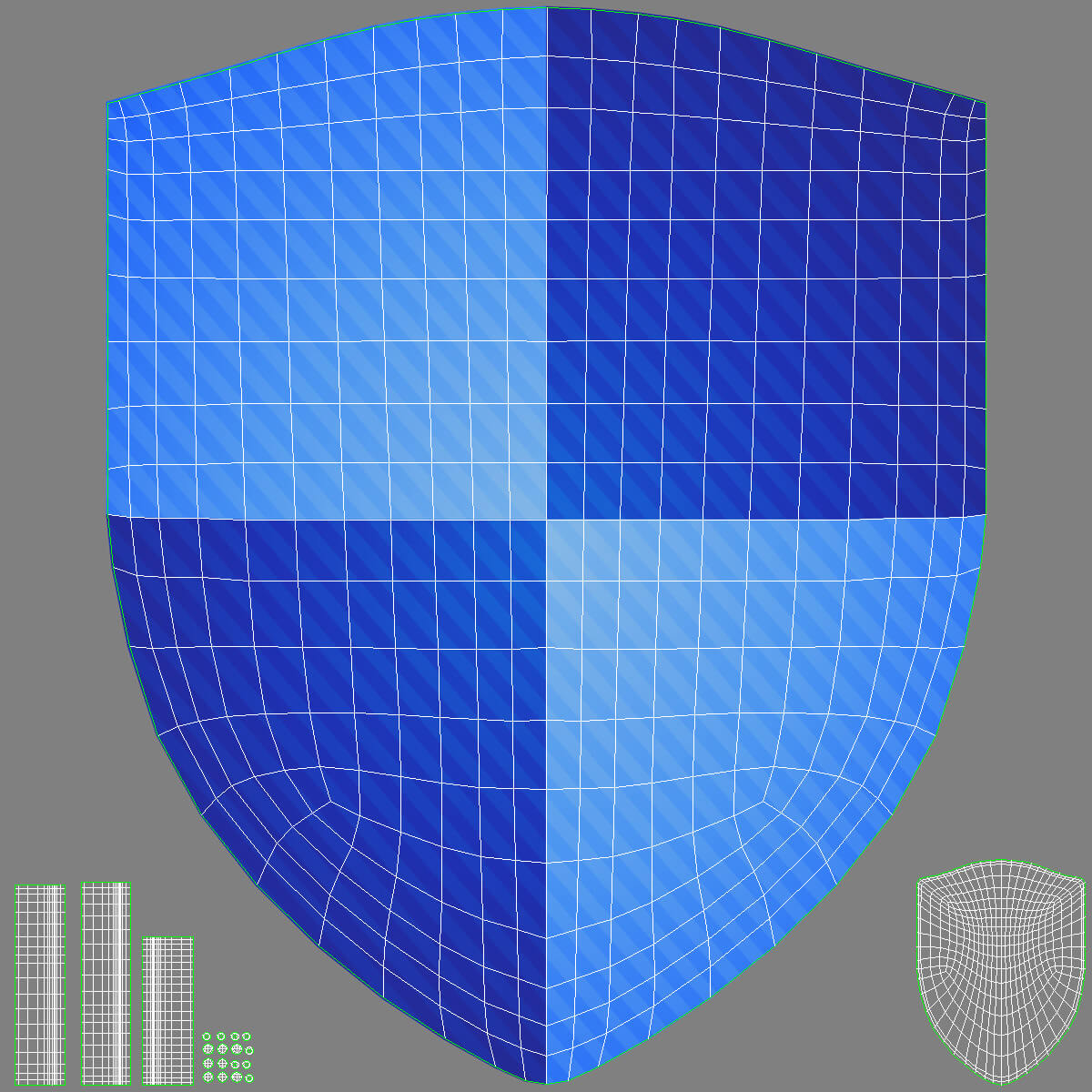 Shield - 3D Model by hdpoly
