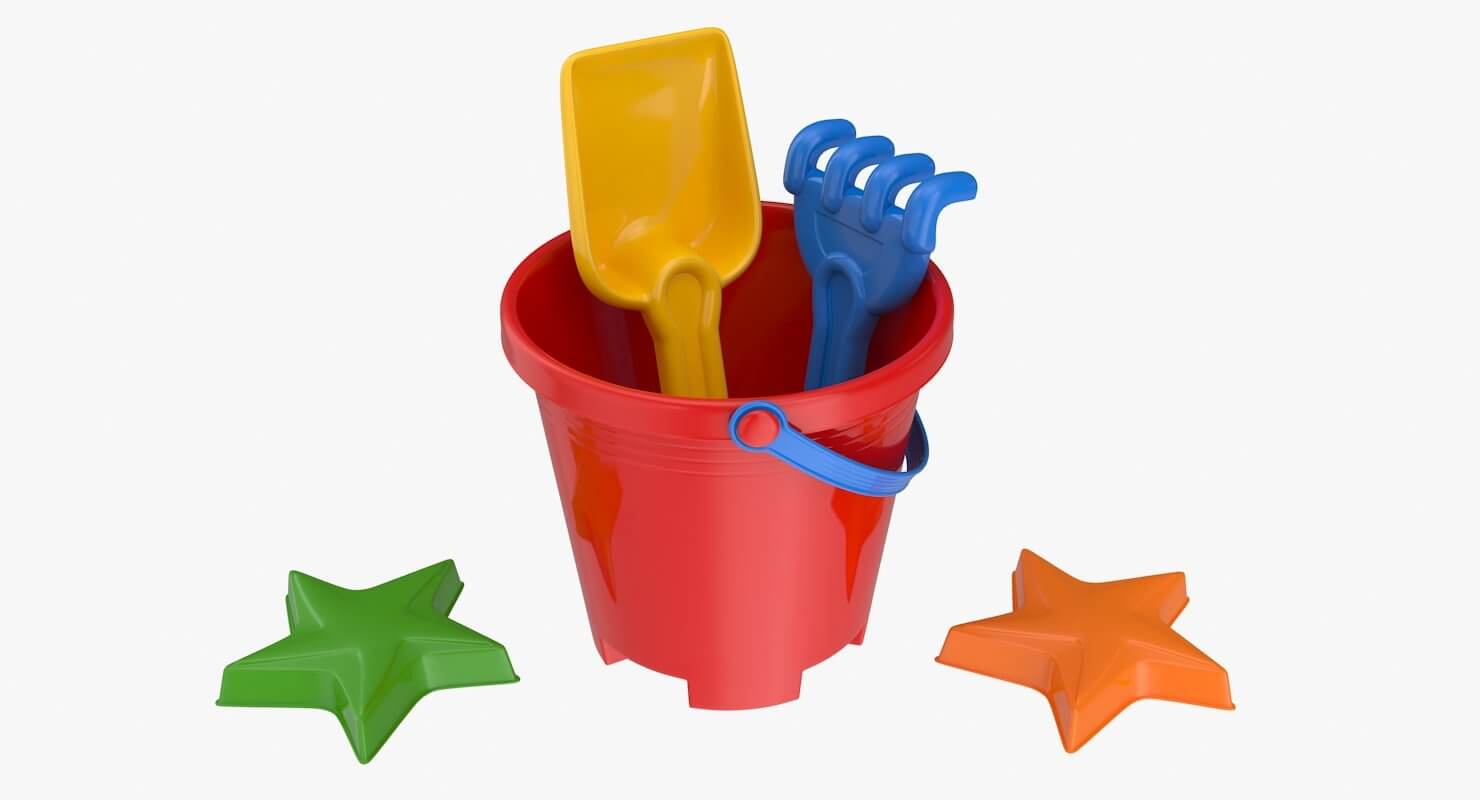 Sand Toys - 3D Model by hdpoly