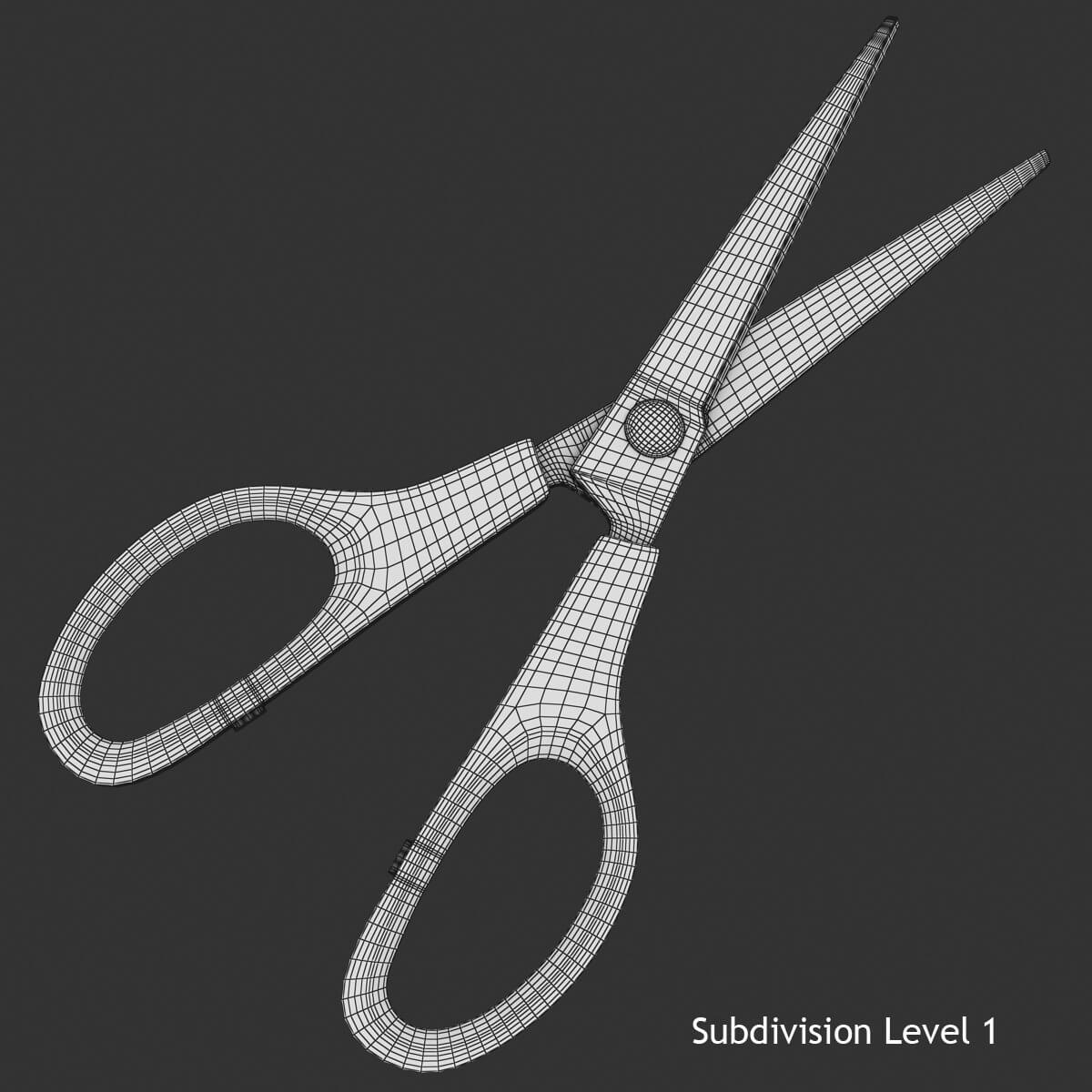 Scissors - 3D Model by hdpoly