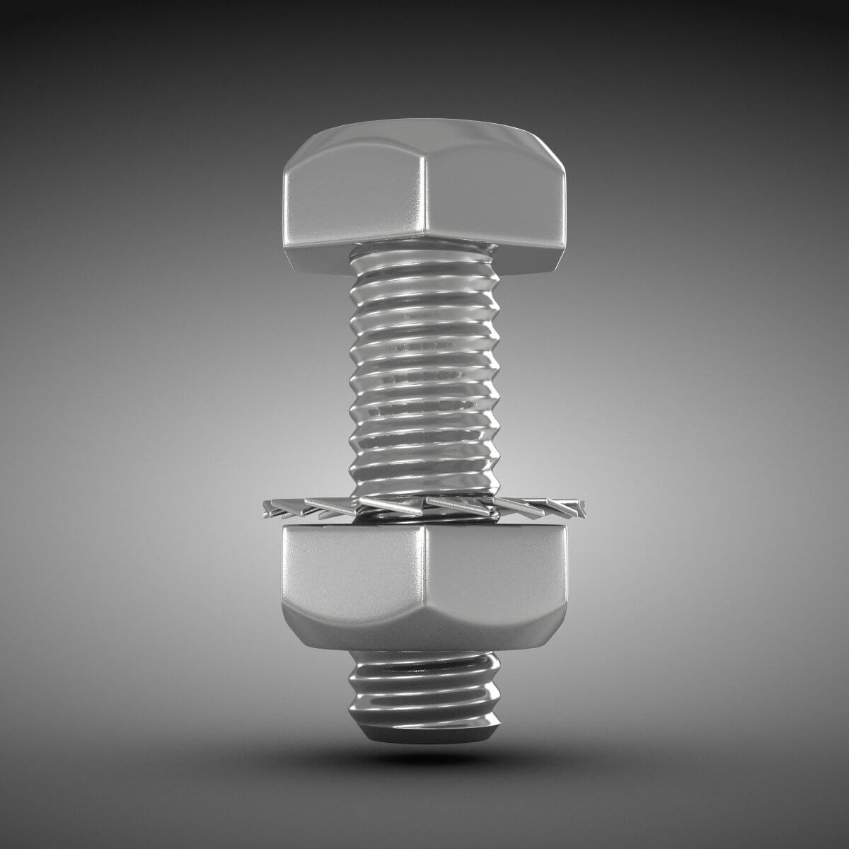 Screw - 3D Model by hdpoly