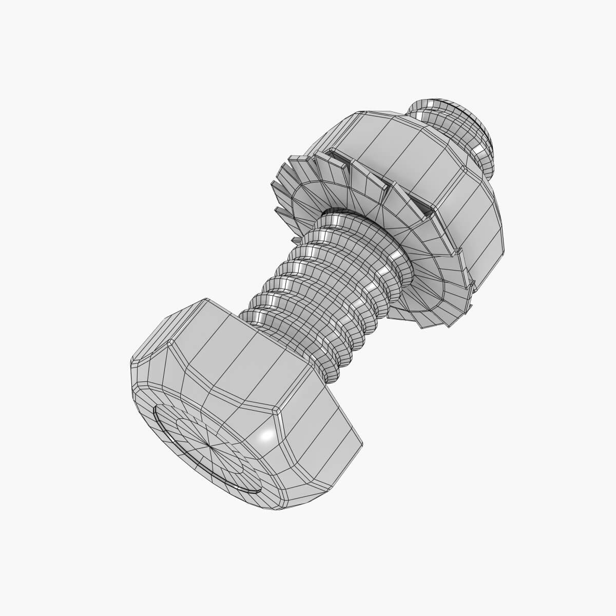 Screw - 3D Model by hdpoly