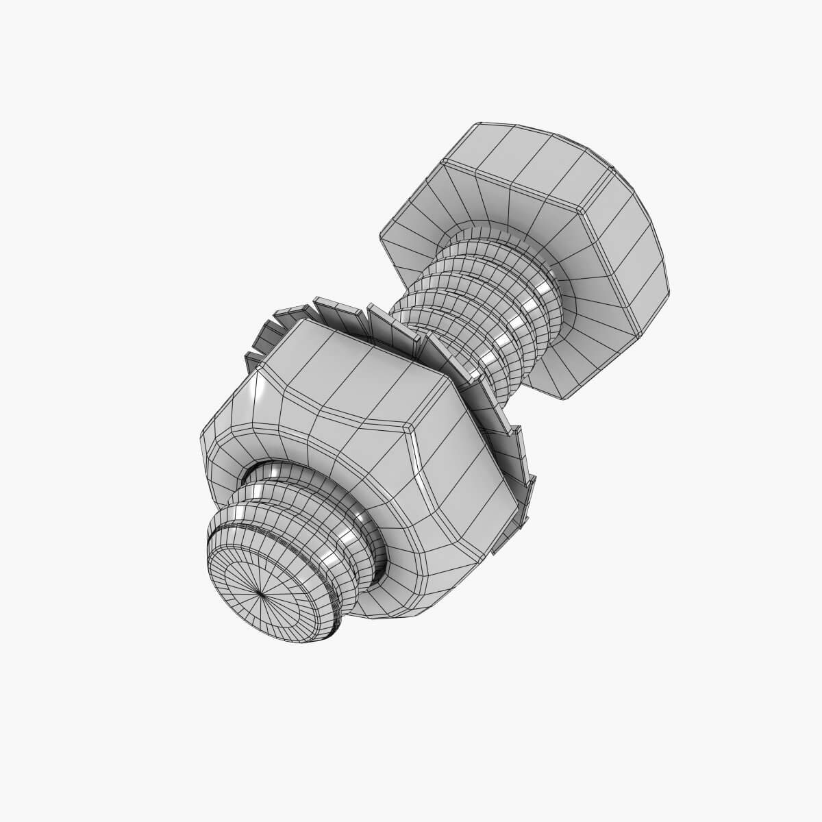 Screw - 3D Model by hdpoly