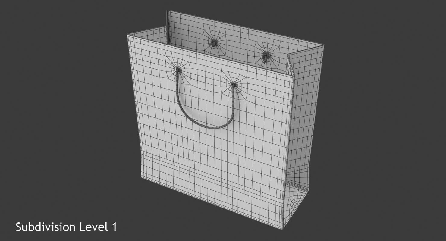 Shopping Bag - 3D Model by hdpoly
