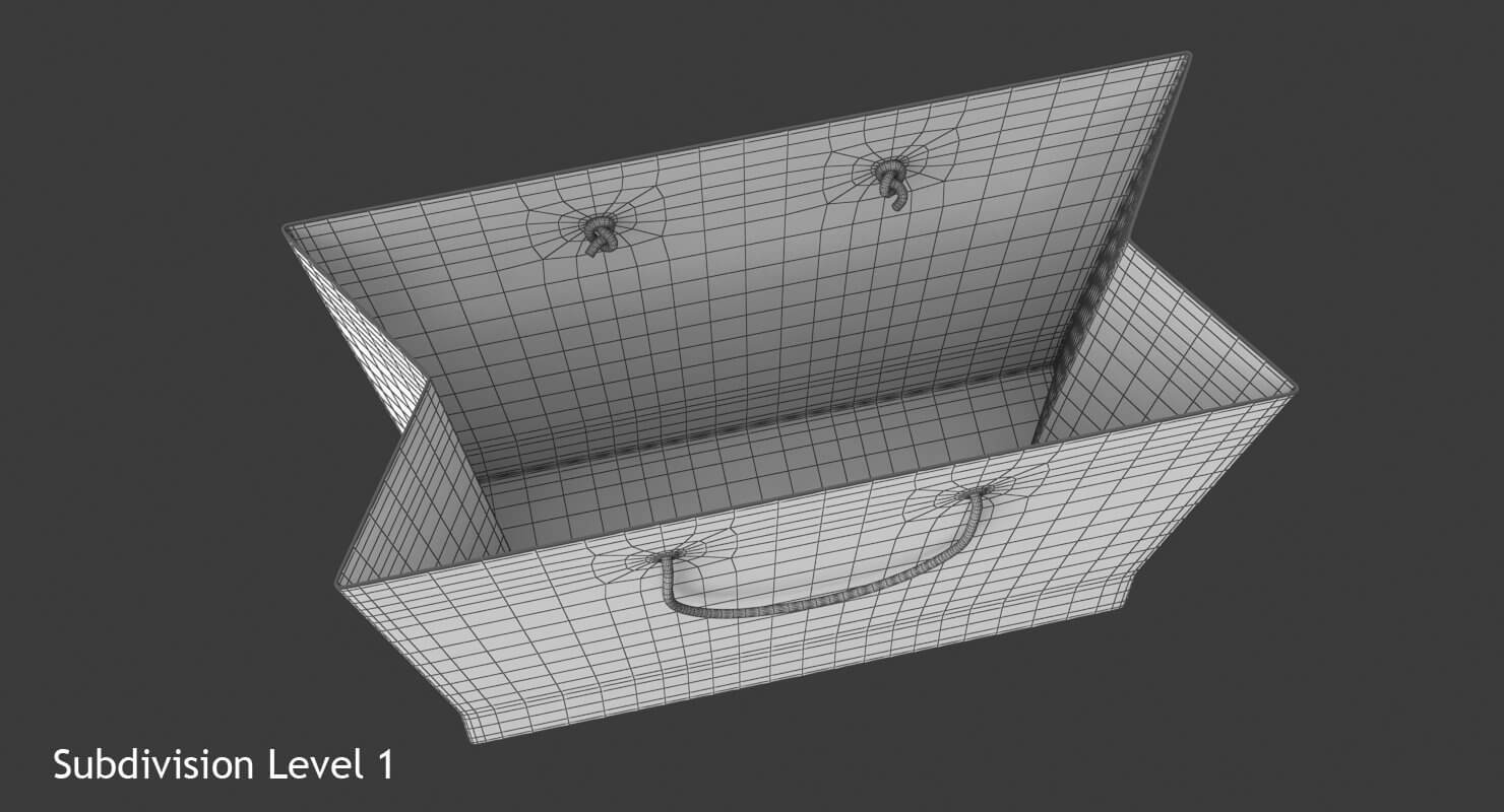 Shopping Bag - 3D Model by hdpoly