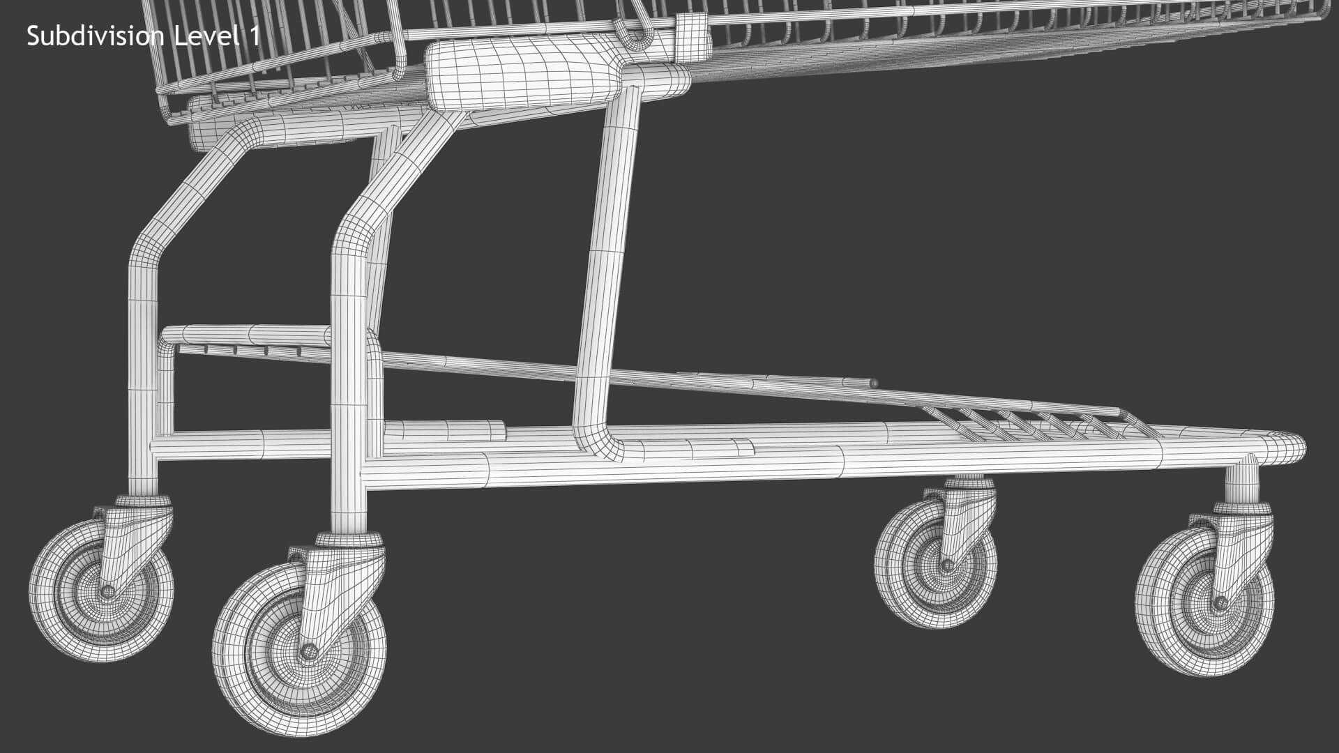 Shopping Cart - 3D Model by hdpoly