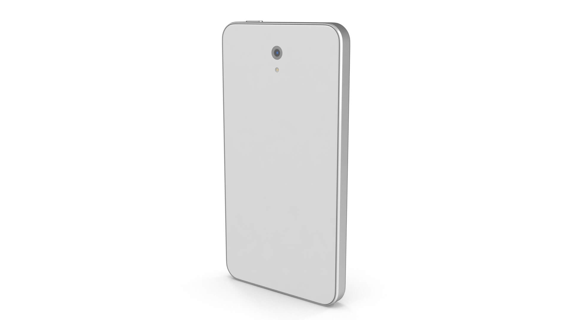 White Smart Phone - 3D Model by hdpoly
