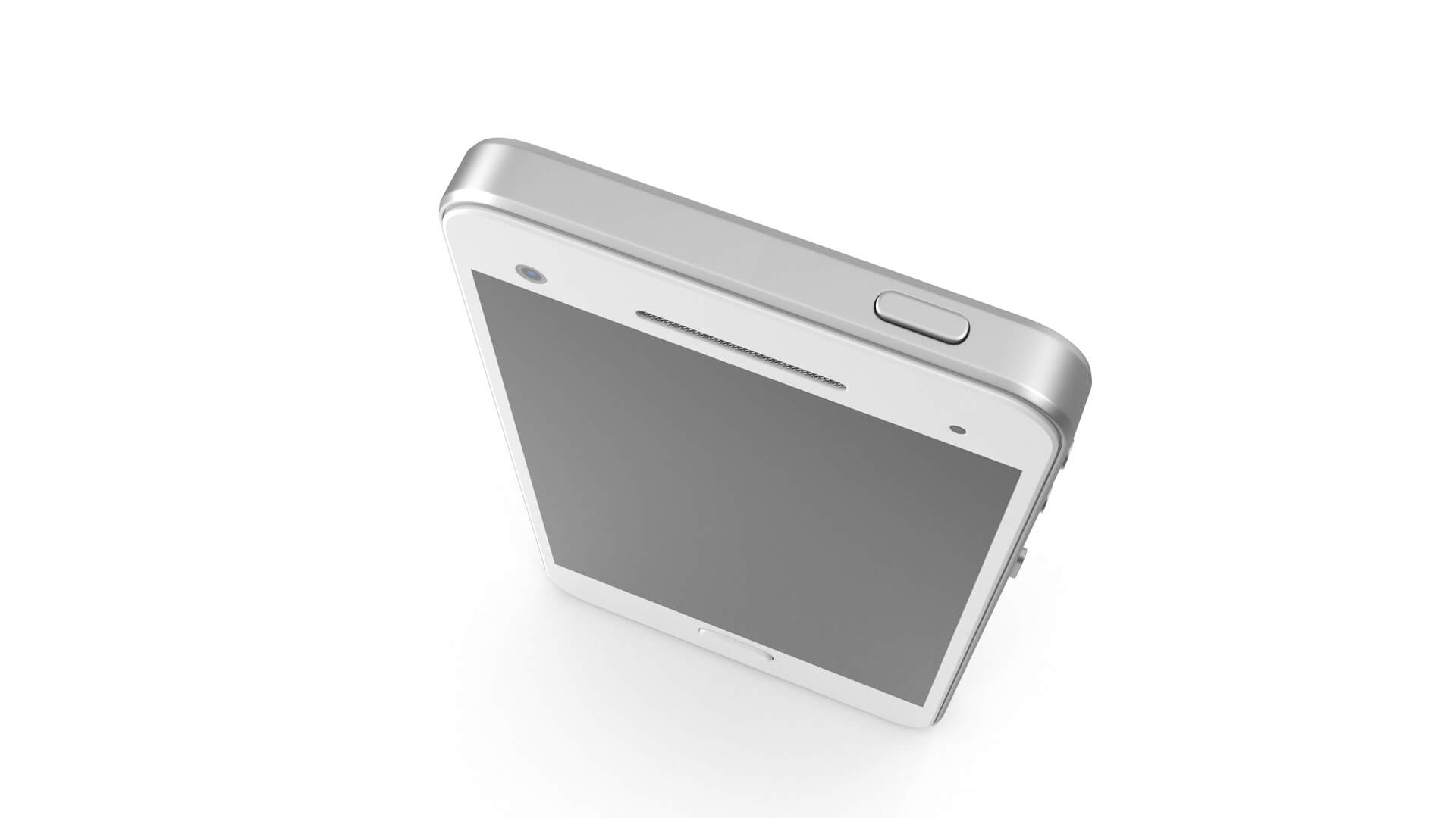 White Smart Phone - 3D Model by hdpoly