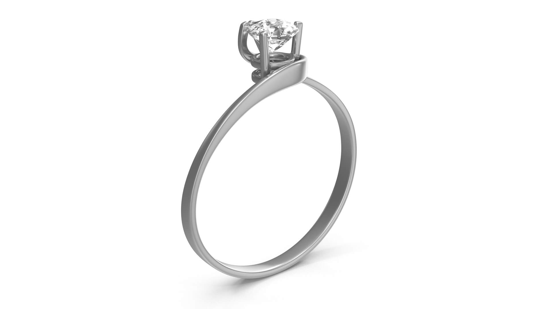 Diamond Solitaire - 3D Model by hdpoly