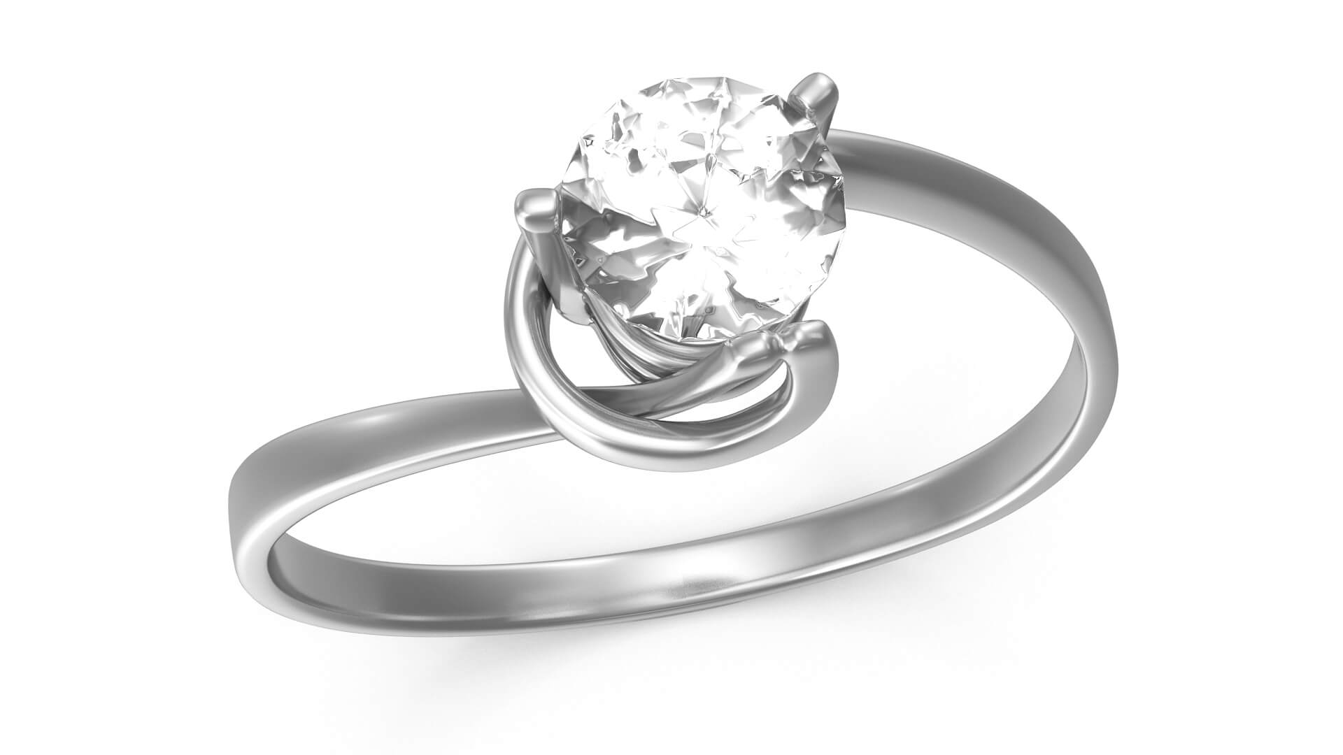 Diamond Solitaire - 3D Model by hdpoly